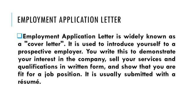 Cover Letter | DOCX