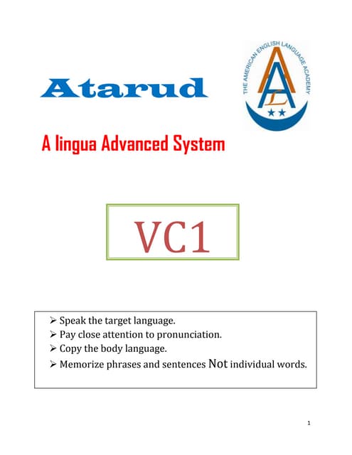 Atarud A Lingua, English instructor at Atarud