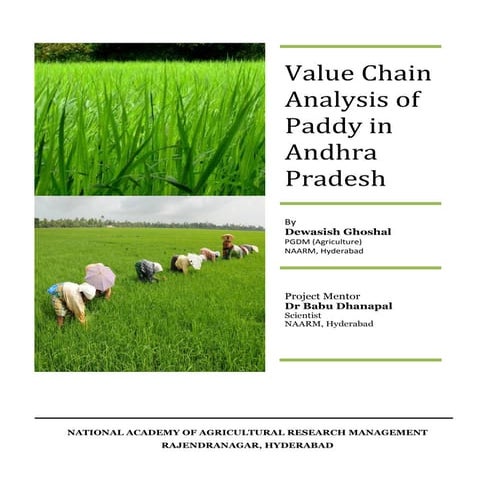 Value Chain Analysis of Paddy in Andhra Pradesh | PDF