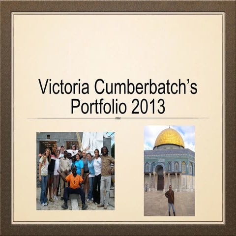 Victoria Cumberbatch Portfolio | PPT