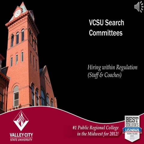 Vcsu Search Committees (Staff & Coaches) | PPTX | Resume Writing and ...