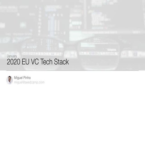 VC Tech Stack - 2020 | PDF