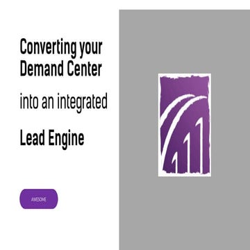 How to implement an Integrated Lead Engine | PPT