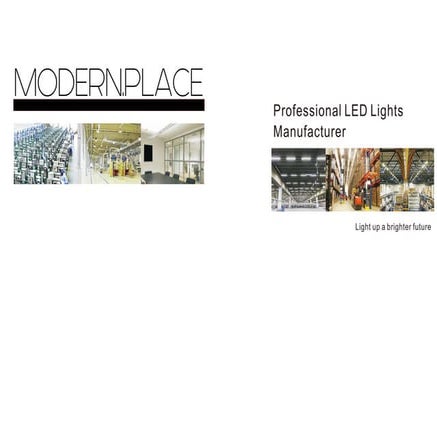 Modern Place LED Commercial Lighting Catalog 2017 | PPT