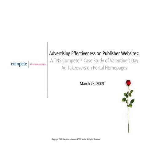 Advertising Effectiveness: Portal Homepage Takeovers | PDF