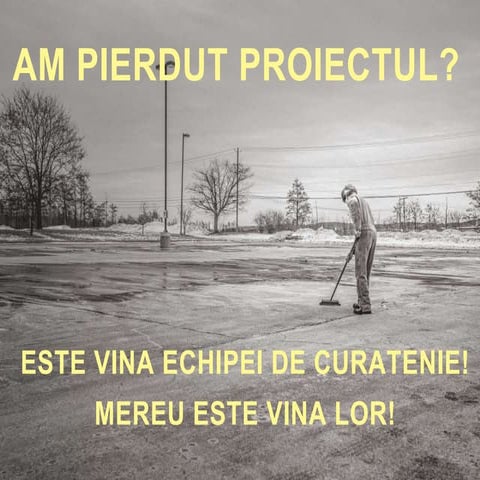 Mirabela Miron - Am pierdut proiectul? Este vina echipei de curatenie ...