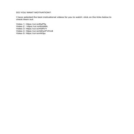 motivation video 2 | PDF