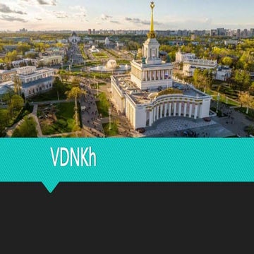 VDNKh pavillions presentation for students of English | PPT