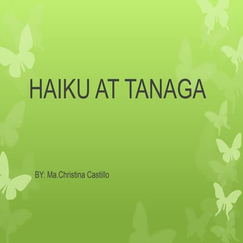 TANAGA ARALIN SA FILIPINO 7.pptx Ang nilalaman ng presentasyon na ito ...