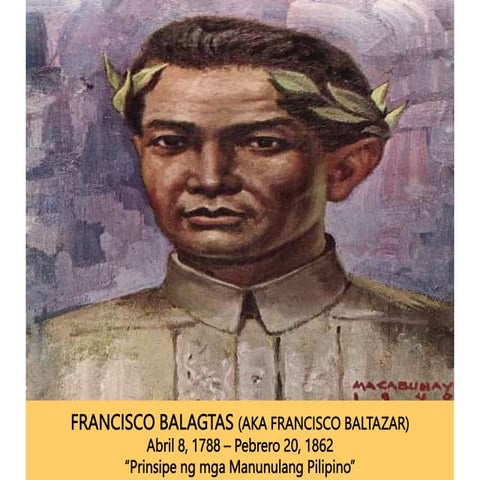 Talambuhay ni Francisco "Balagtas" Baltazar | PPTX