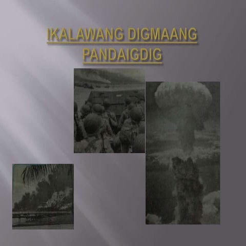 Mga sanhi ng ikalawang digmaang pandaigdig | PPT