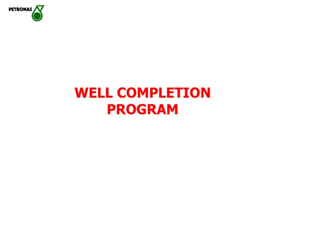 Well completion 1 wleg | PDF