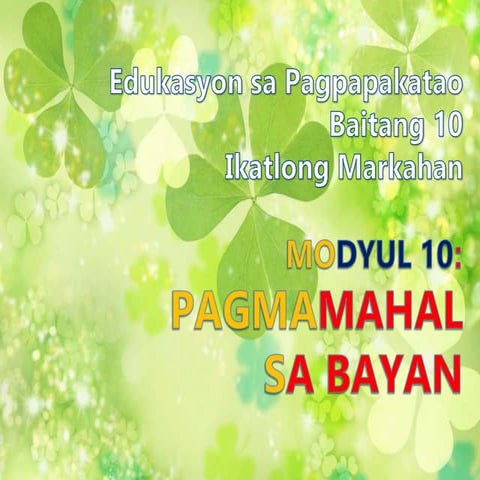 ESP 10 Q3 WEEK 5-6 PAGMAMAHAL SA BAYAN.pptx