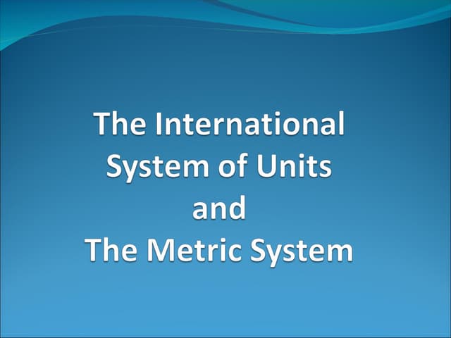 Metric-System of Measurements - Grade 7.ppt