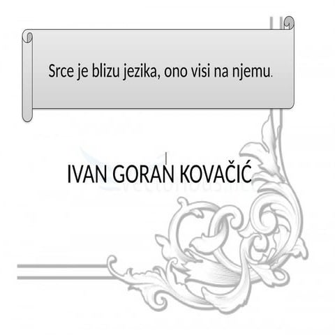 ivan goran kovacic ziot i djelo jama i druge pjesme | PPTX