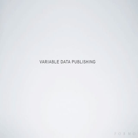 Variable Data Publishing | PDF