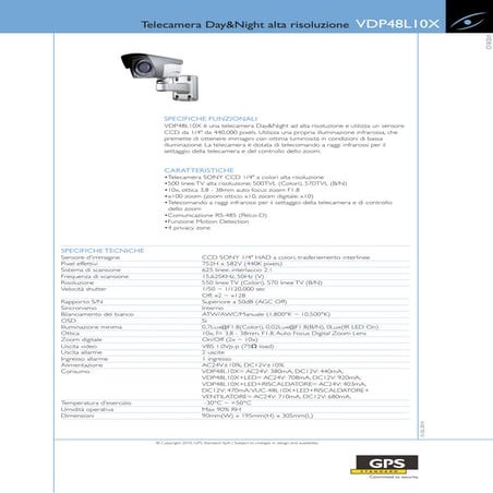 Vdp48 l10x | PDF | Cameras and Camcorders | Consumer Electronics