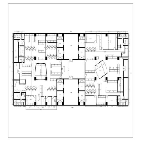 Floor plan office tower. | PDF