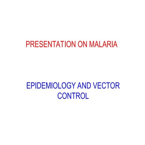 Vector Control. (Training Of Trainers).ppt