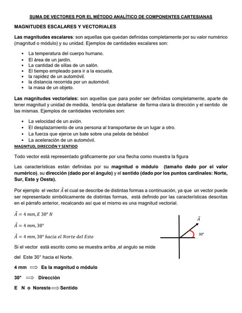 Vectores | PDF | Physics | Science