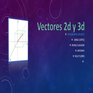 la formula de los vectores | PDF