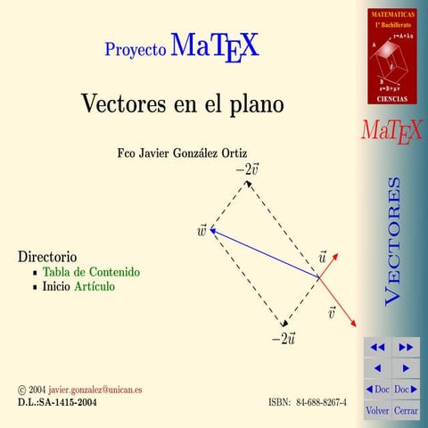 Vectores en R2 - 2 | PDF