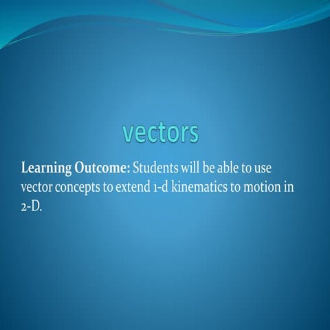 Vectors | PPT