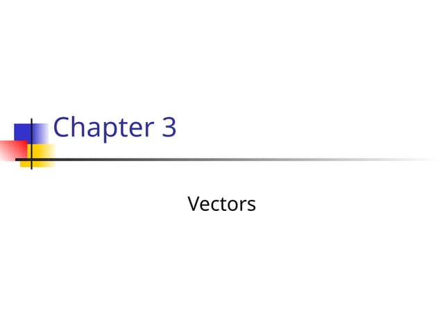 VECTOR ADDITION USING LAWS OF SINE AND COSINE | PPTX