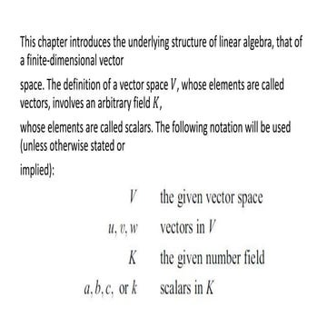 Vector Space Linear Algebra Examples 3Blue1Brown Abstract Vector