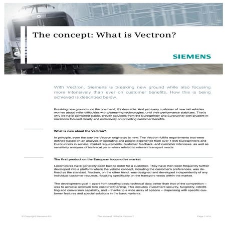 The concept - What is Vectron? | PDF