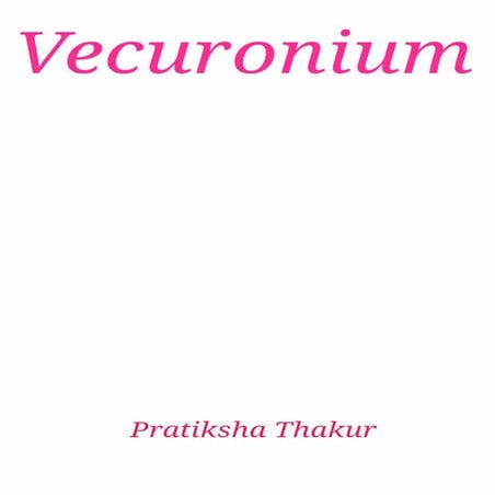 Vecuronium | PDF