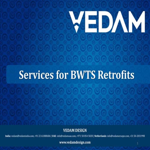 Vedam Design:- BWTS - Retrofits Services | PDF