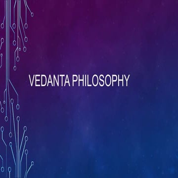 vedanta philosophy. Indian Psychology, transpersonal psychology | PPTX