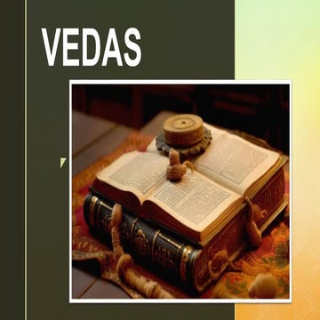 vedas-Veda is the storehouse of Indian wisdom | PPTX | Hinduism ...