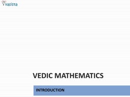 Vedic math | PPT
