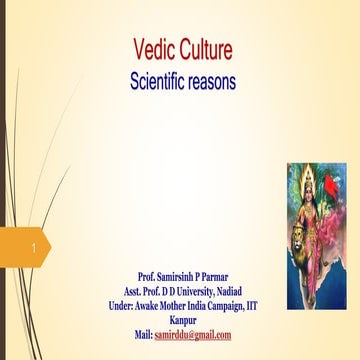 Vedic Culture with Scientific Reasons.pptx