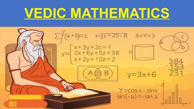 Vedic Mathematics ppt | PPT
