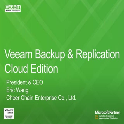 Veeam backup and_replication_cloud_edition | PPT