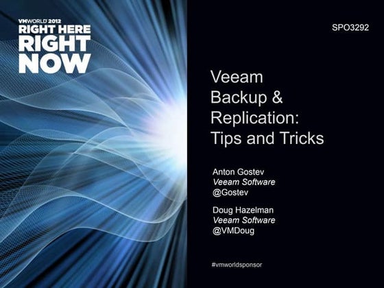 Veeam Backup And Replication Overview Pdf Computing Technology And Computing