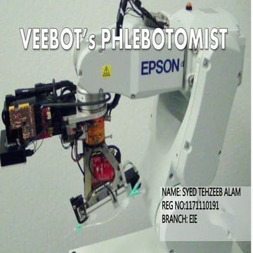 Veebot’s Phlebotomist | PPTX | Blood Disorders | Diseases and Conditions