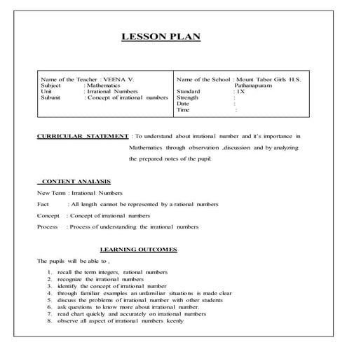 Veenalessonplan complete (1) | DOCX