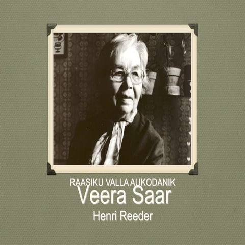 Raasiku valla aukodanik Veera Saar | PPT