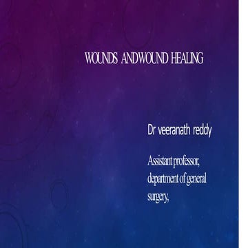 wound healing | PPTX