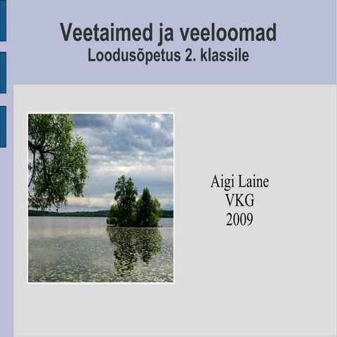 Veetaimed Ja Loomad | PPT