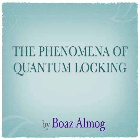 Quantum Locking | PPT