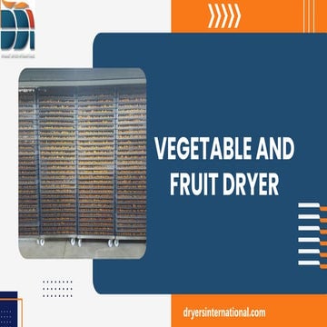 Vegetable and Fruit Dryer.pdf . | PDF