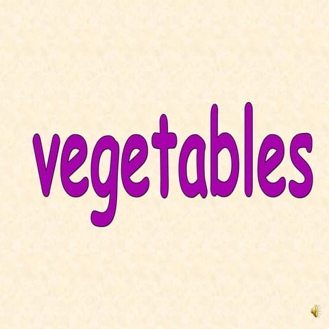 Vegetables | PPT