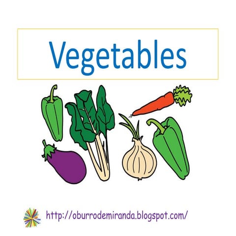 Vegetables presentation | PPT