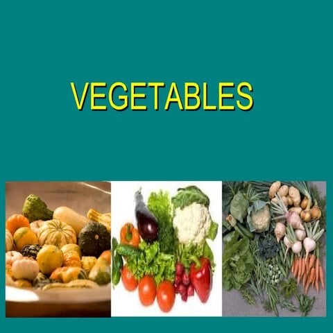 Vegetables | PPT