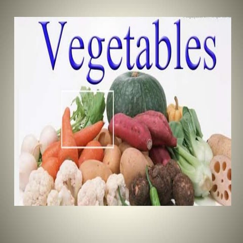 Vegetables | PPTX
